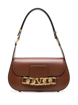 Valentino Garavani Vlogo Leather Shoulder Bag