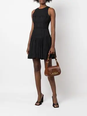 Valentino Garavani Vlogo Leather Shoulder Bag