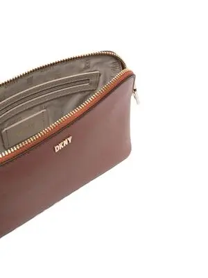 Dkny Logo-lettering Leather Cross-body Bag