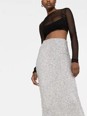 Coperni Crystal-embellished Maxi Skirt