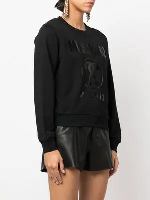 Moschino Logo-print Organic Cotton Sweatshirt