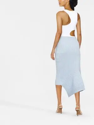 Stella McCartney Ribbed-knit Midi-skirt