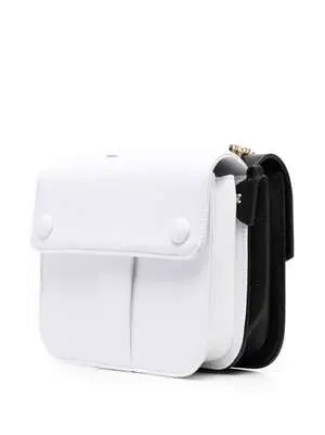 MAISON MARGIELA Lock Leather Shoulder Bag - Black