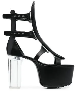 Rick Owens Block Heel Sandals For Women