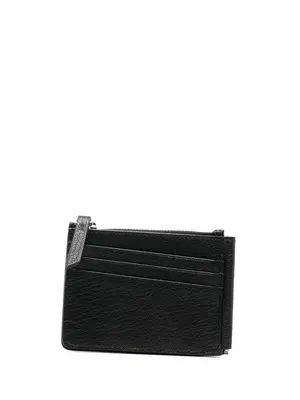 MAISON MARGIELA Four-stitch Leather Wallet - Black