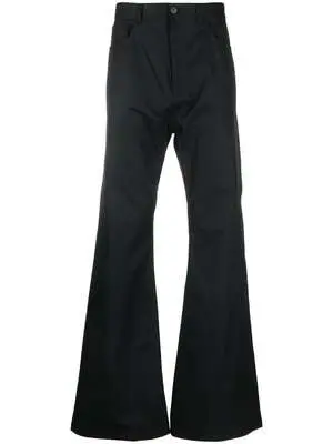 Balenciaga Flared Cotton Trousers