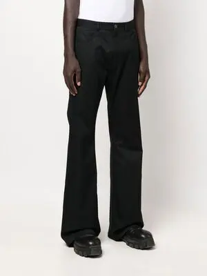 Balenciaga Flared Cotton Trousers