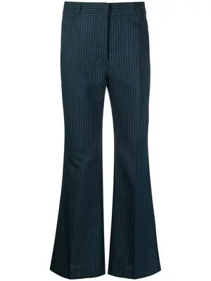 Stella McCartney Striped Flared Trousers