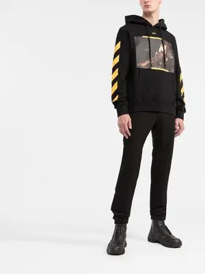 Off-White Caravaggio Print Cotton Hoodie