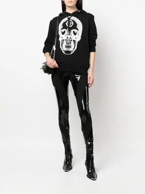 Philipp Plein Contrasting Panel Leggings