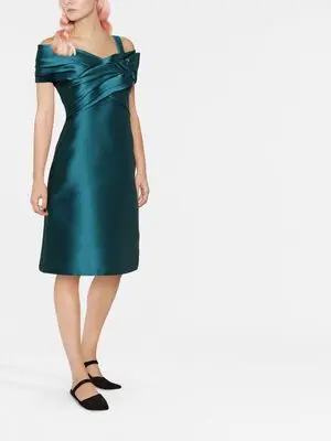 Alberta Ferretti V-neck Short Dress