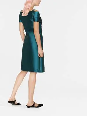 Alberta Ferretti V-neck Short Dress