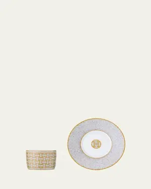 Hermès Mosaique Au 24 Cup & Saucer - One-color