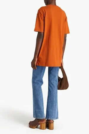 Acne Studios Embroidered Cotton Jersey T-shirt