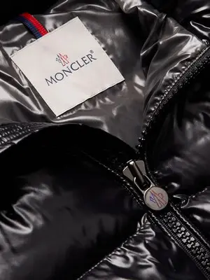 Moncler Maya Quilted Hooded Down Jacket - Black
