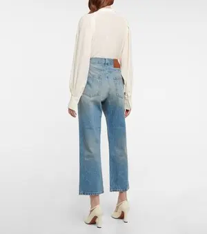 Victoria Beckham High-rise Cropped Jeans