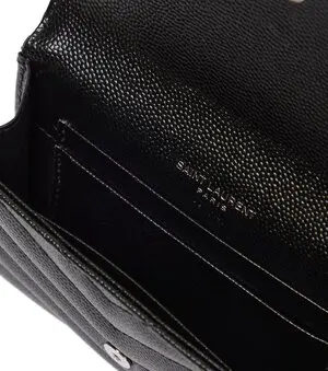 Saint Laurent Monogram Small Leather Wallet