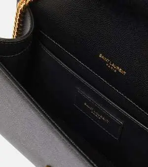 Saint Laurent Kate Small Leather Shoulder Bag - Black