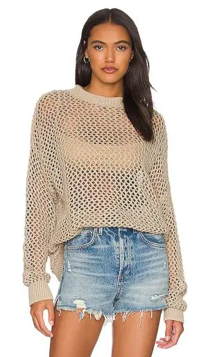 Beach Riot Hilary Crochet Sweater
