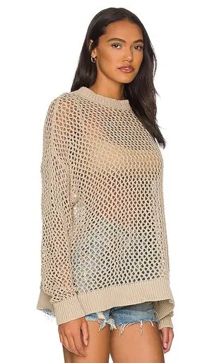 Beach Riot Hilary Crochet Sweater