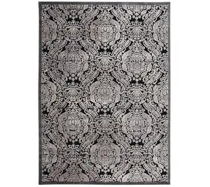 NOURISON HOME Graphic Illusions Geometric 7'9' X 10'10' Rug B Y - One-color