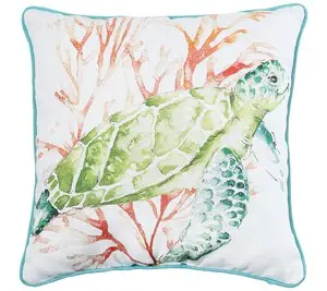 C&F HOME Colorful Turtle Pillow Valerie - One-color