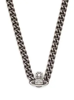 VIVIENNE WESTWOOD Crystal-embellished Orb Necklace