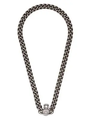 VIVIENNE WESTWOOD Crystal-embellished Orb Necklace