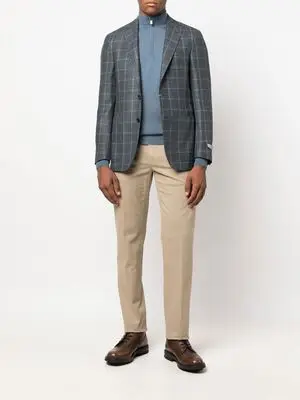 Canali Slim-cut Off-centre Pantalón