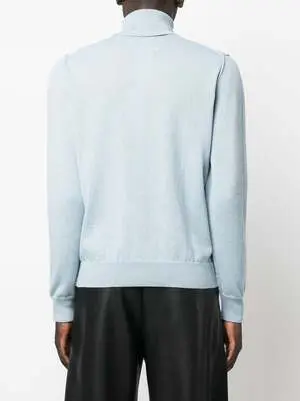 MAISON MARGIELA High-neck Cashmere Sweater - Blue