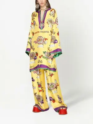 Dolce & Gabbana Graphic-print Kaftan