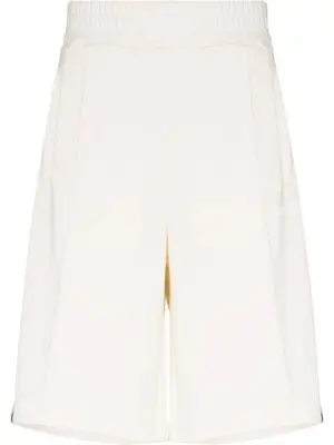 Palm Angels Logo-print Track Shorts - Neutrals