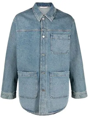 Valentino Garavani Vlogo Signature Denim Shirt