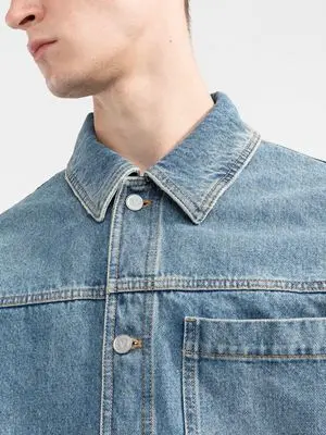 Valentino Garavani Vlogo Signature Denim Shirt