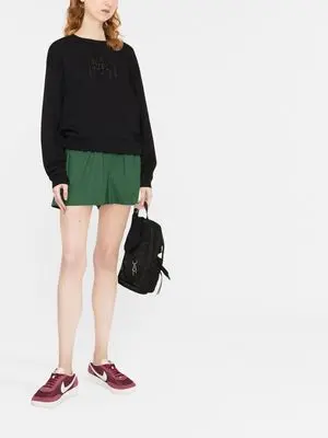 Elisabetta Franchi Embossed Logo Crew-neck Sweatshirt