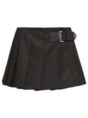 Prada Re-nylon Pleated Miniskirt