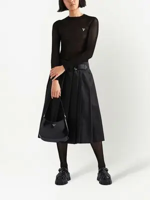 Prada Re-nylon Pleated Skirt
