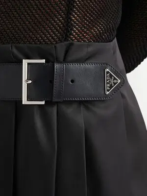 Prada Re-nylon Pleated Skirt