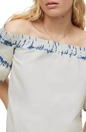 ALLSAINTS Adela Off-the-shoulder Top