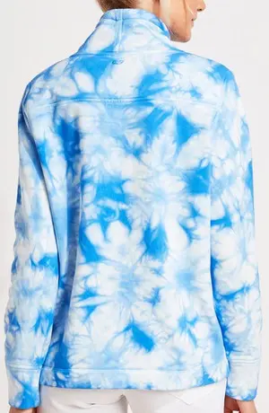 Vineyard Vines Tie Dye Funnel Neck Pullover