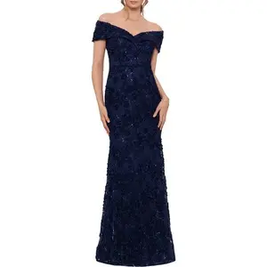Off-the-Shoulder Evening Gowns