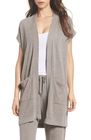 Barefoot Dreams CozyChic Ultra Lite® Lounge Cardigan Beach Rock