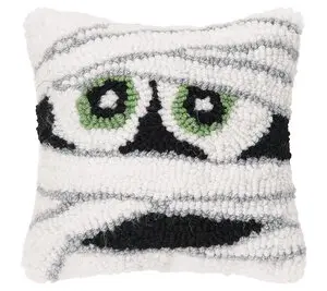 C&F HOME 8' X 8' Mummy Face Hooked Petite Pillo W - One-color
