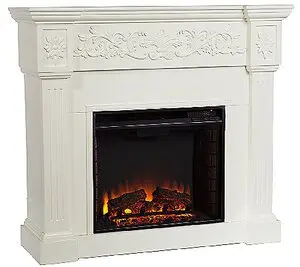 QVC Prestonwood Electric Fireplace - One-color