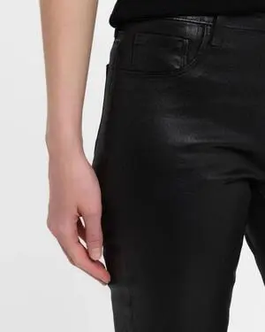 L & APOS;AGENCE L'agence Selma High-rise Bootcut Jeans - Noir Coate