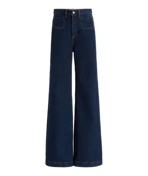 JEANERICA Roma Stretch High-Rise Flared-Leg Jeans