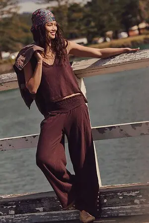 Free People Coordinating Set - Fudge