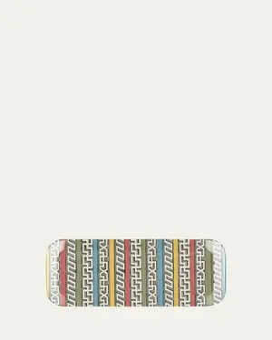 FORNASETTI Greca Tray 25x60 Cm - Multi