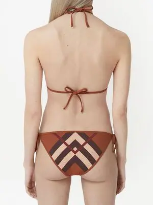 Burberry Chevron Check Triangle Bikini
