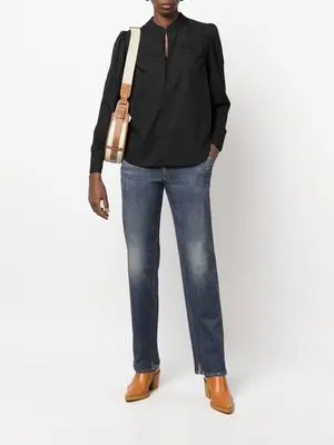 Rag & Bone Jade Long-sleeve Blouse